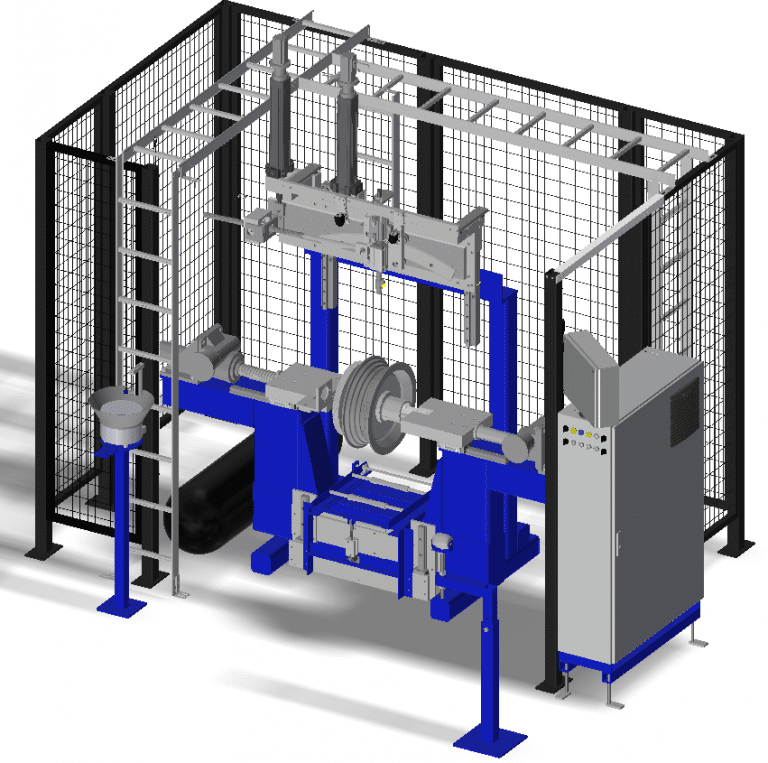 A TEC 600 Automatic Tyre Studding Robot Video – A-Tekniikka
